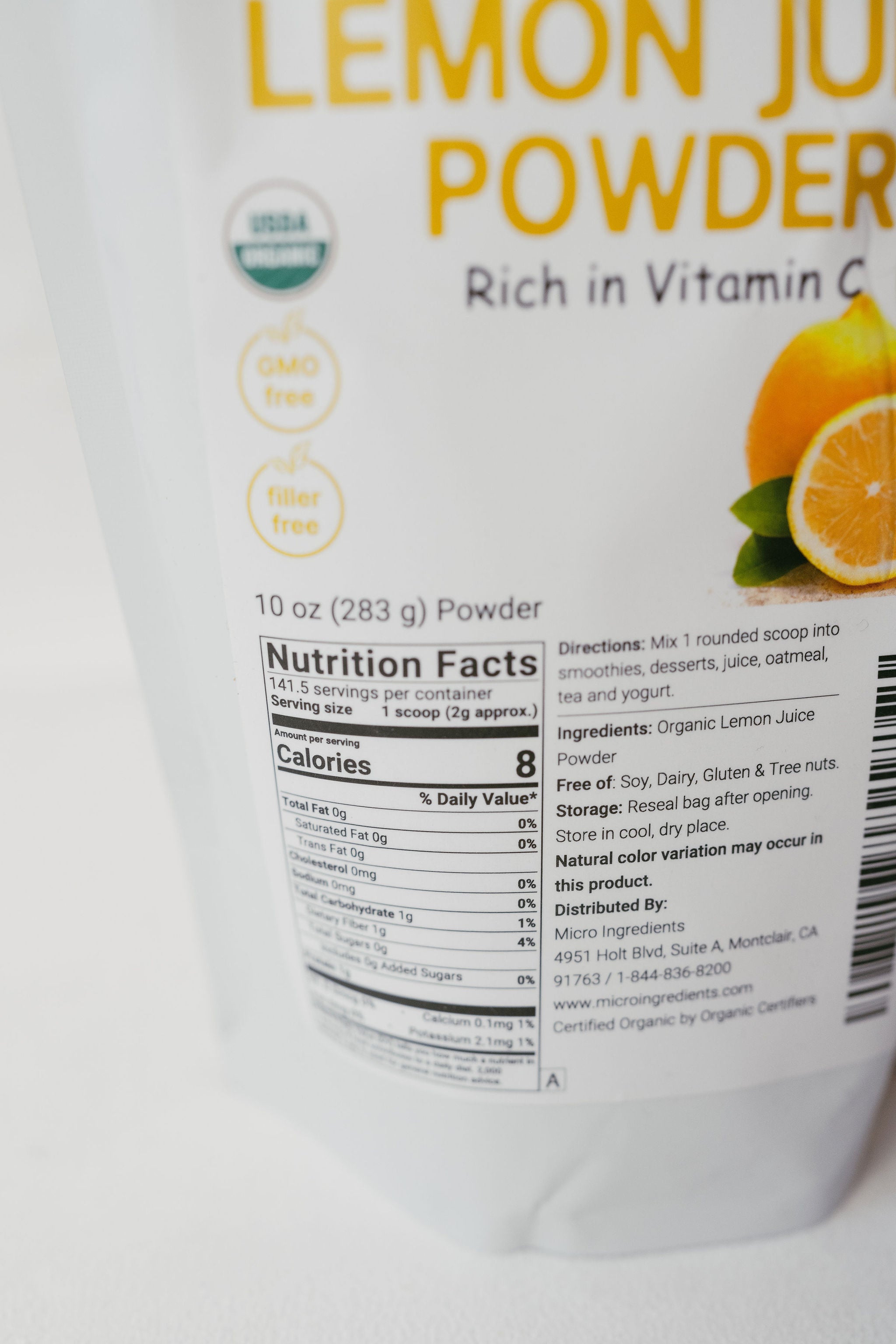 Micro Lemon Juice Powder | Empowered Prevention